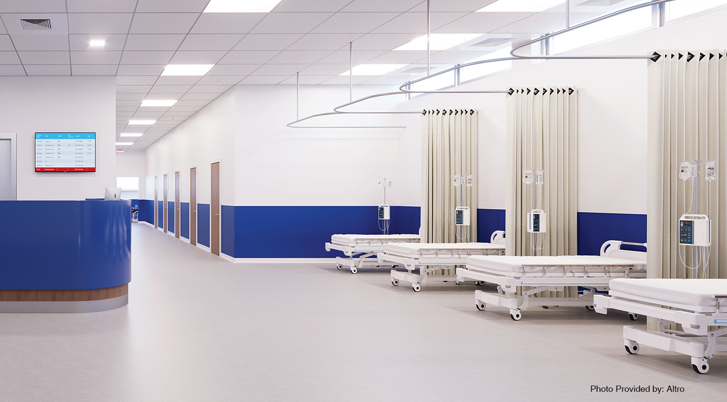 RGO Flooring; Wall Protection for Hygienic solutions and impact protection